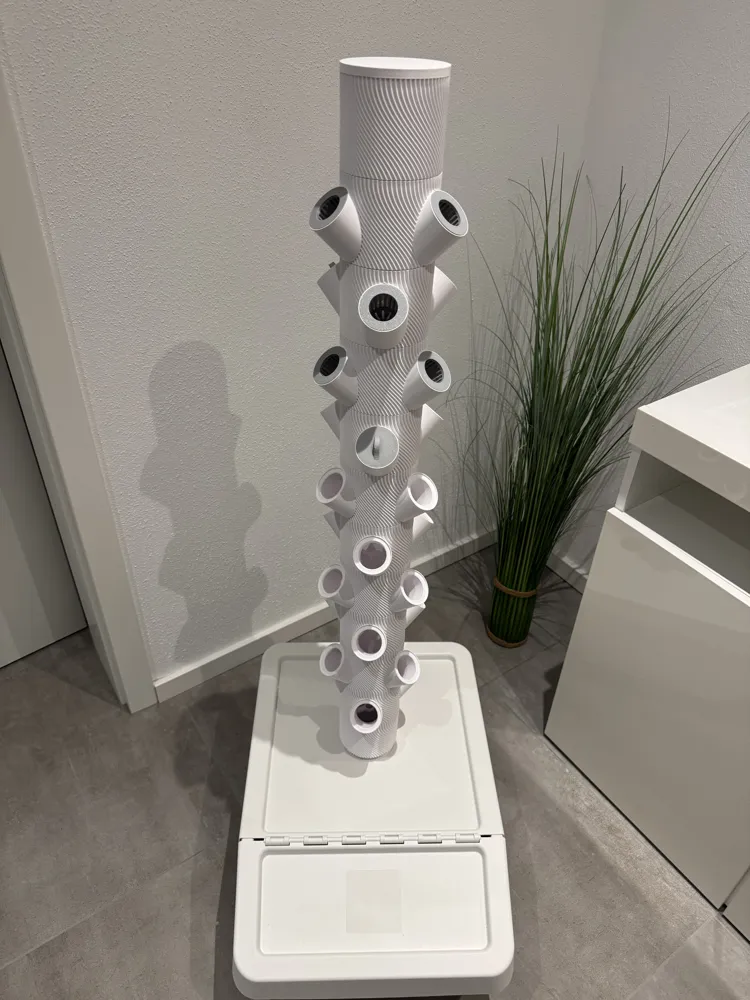 GrowTower – Sistema idroponico stampato in 3D - Modello di stampa 3D ...