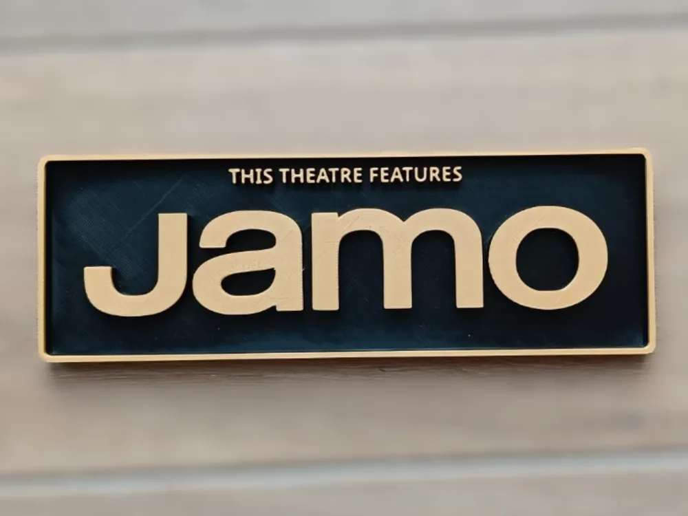 Plaque Logo Jamo homecinema by sakes MakerWorld: Download Free 3D Models
