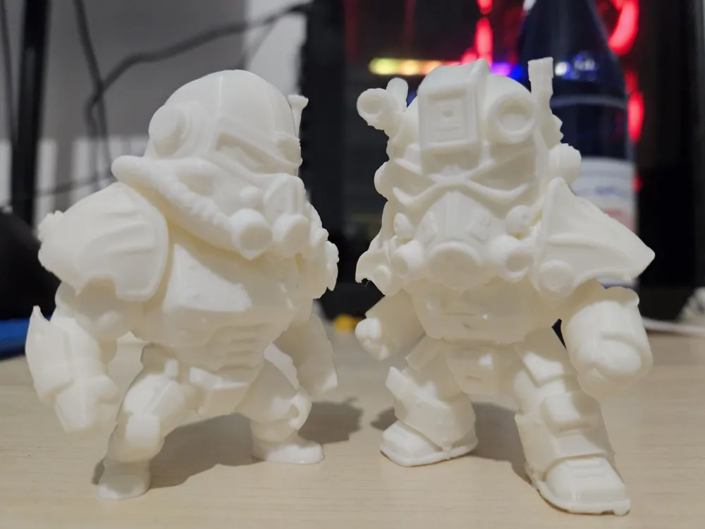 Chibi Power Armor Collection - Fallout Series - Free 3D Print Model ...