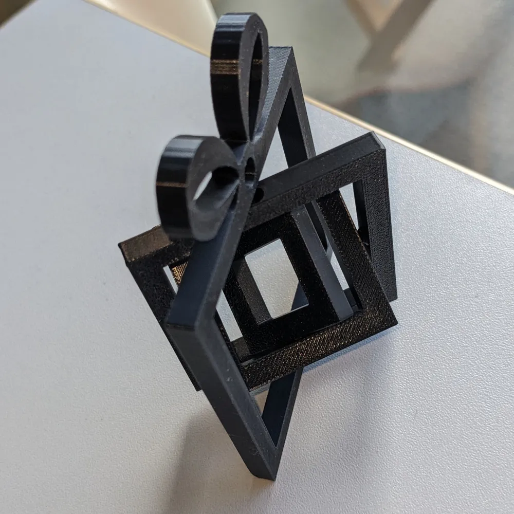 Christmas Present Gyro Ornament Remixed by grinny maker - MakerWorld