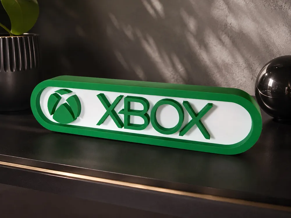 Xbox LED Sign - Free 3D Print Model - MakerWorld