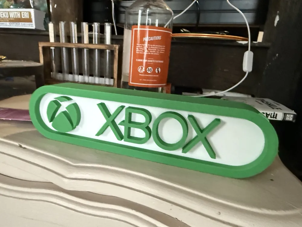 Xbox LED Sign - Free 3D Print Model - MakerWorld