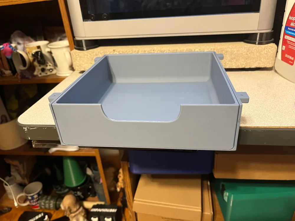 Large Under Table Drawer Mount and Drawer by infamous61 - MakerWorld