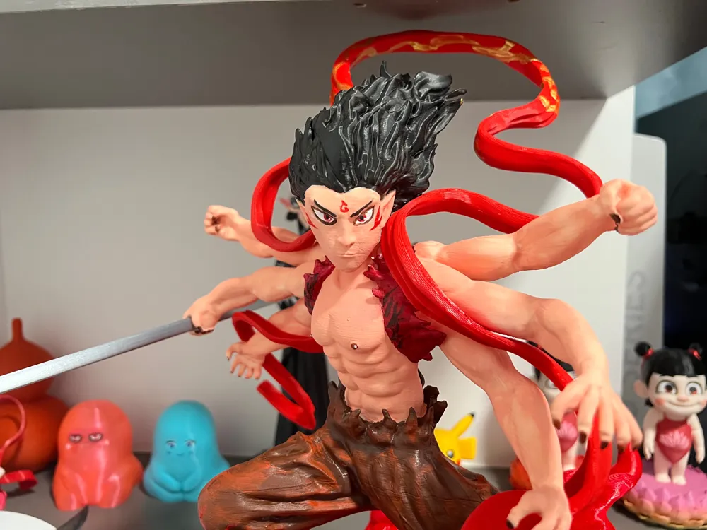 Nezha-Six armed Nezha Nezha 2-Six armed Nezha (Super detailed model ...