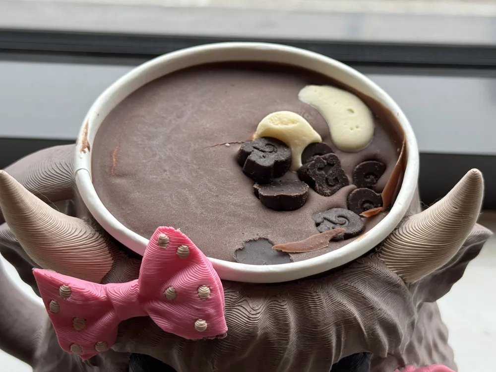 Support de pot de glace Vache des Highlands Adorable - Modèle d ...