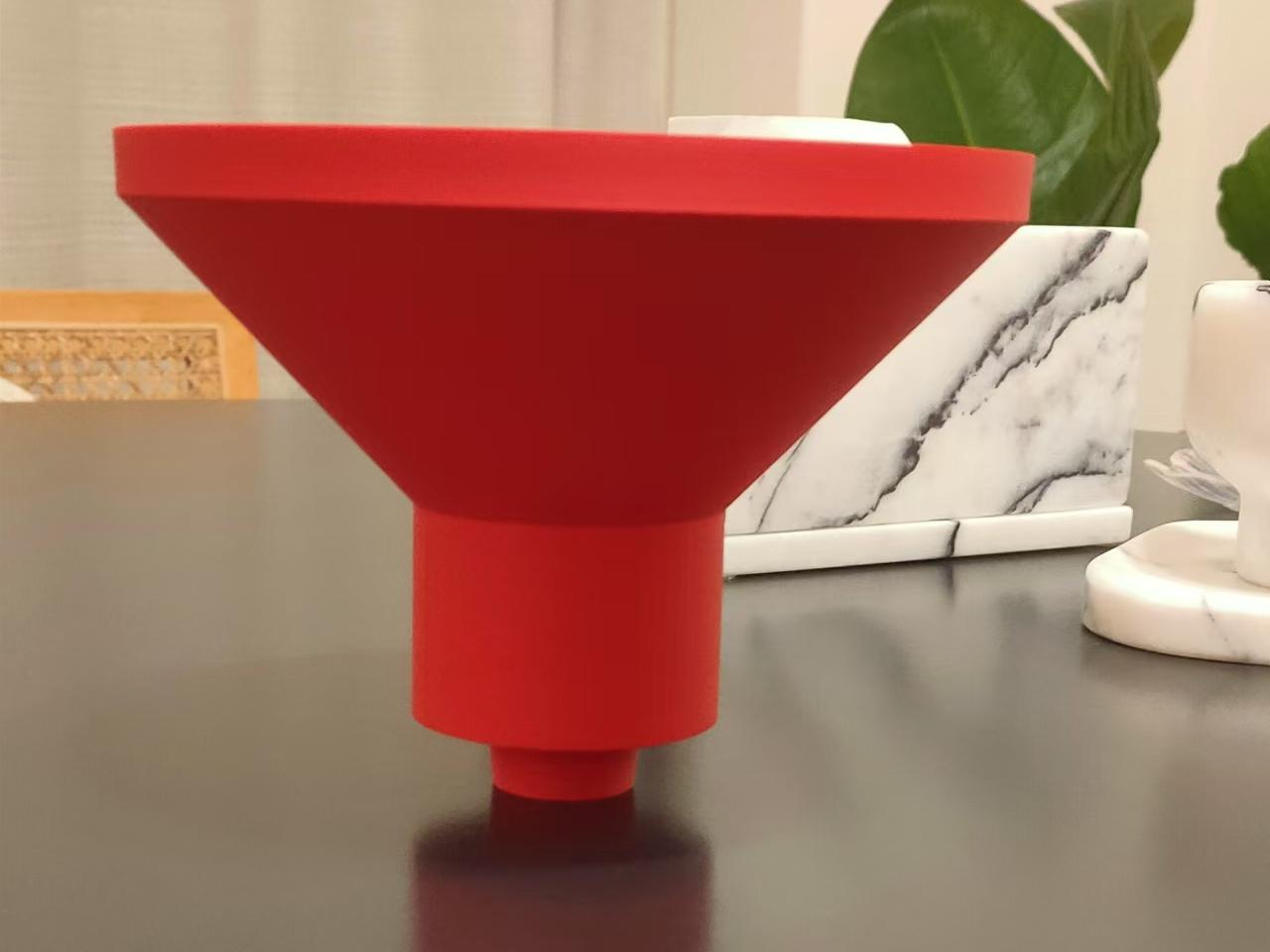 Wide-Mouth High-Flow Single-Hand Funnel for Rice, No Clogging, Support ...