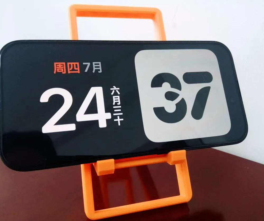 [Print in Place] Phone-Tablet Stand - Adjustable Angle - Foldable ...