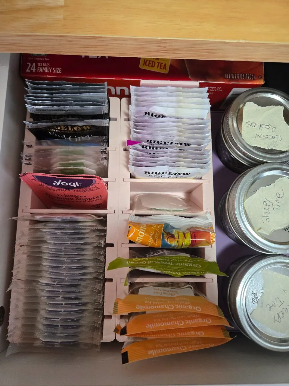 Tea Bag Bin and Divider Gridfinity by trevaweb MakerWorld: Download ...