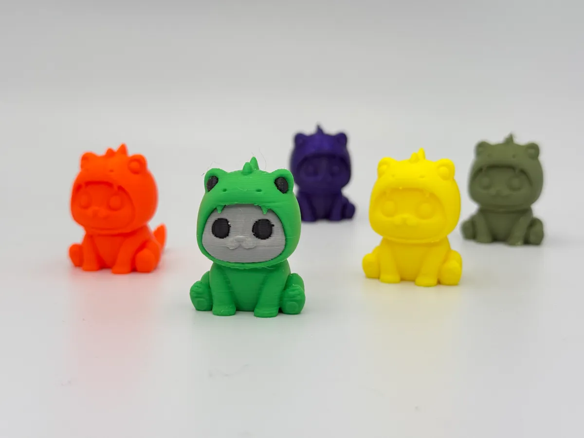Dino Cat – Tiny Jurassic Companion - Free 3D Print Model - MakerWorld