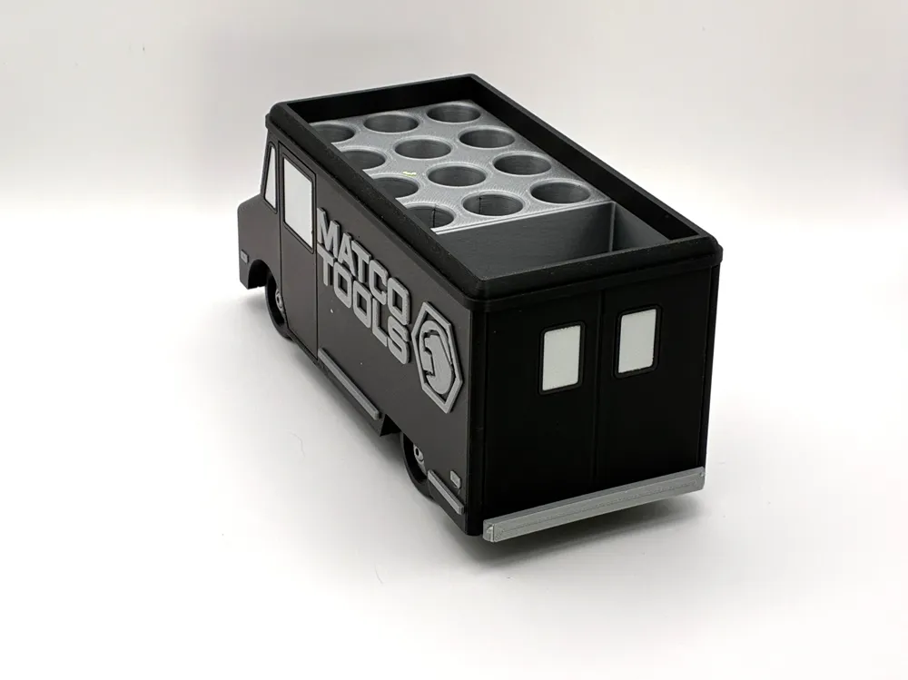 Matco tools desk truck organizer pen holder candy - Free 3D Print Model ...