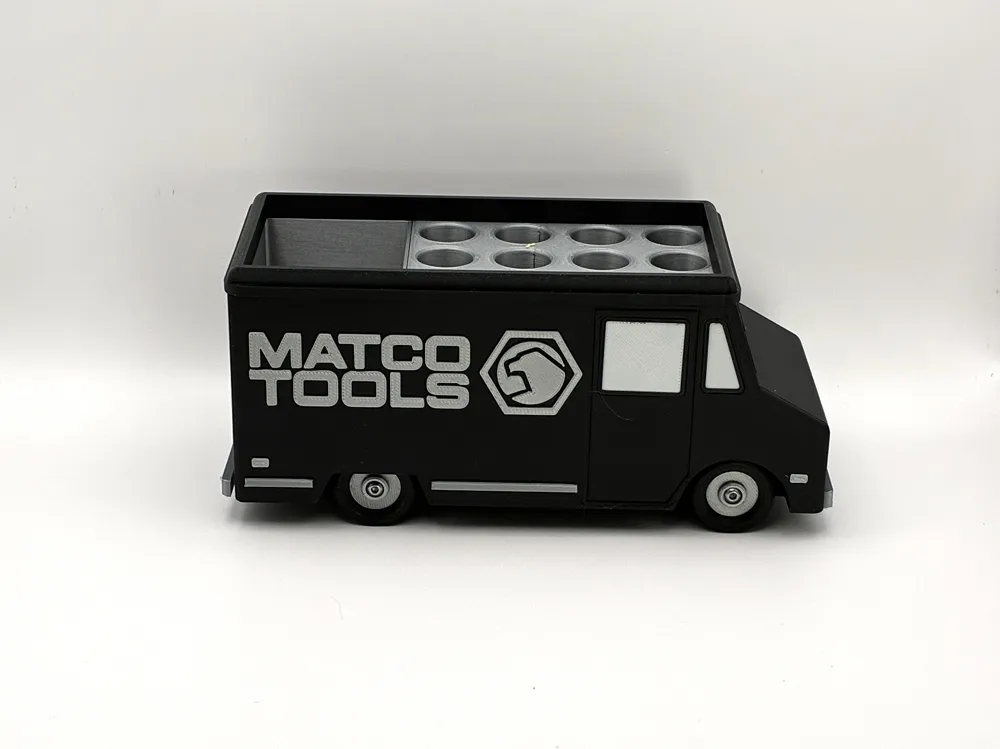 Matco tools desk truck organizer pen holder candy - Free 3D Print Model ...