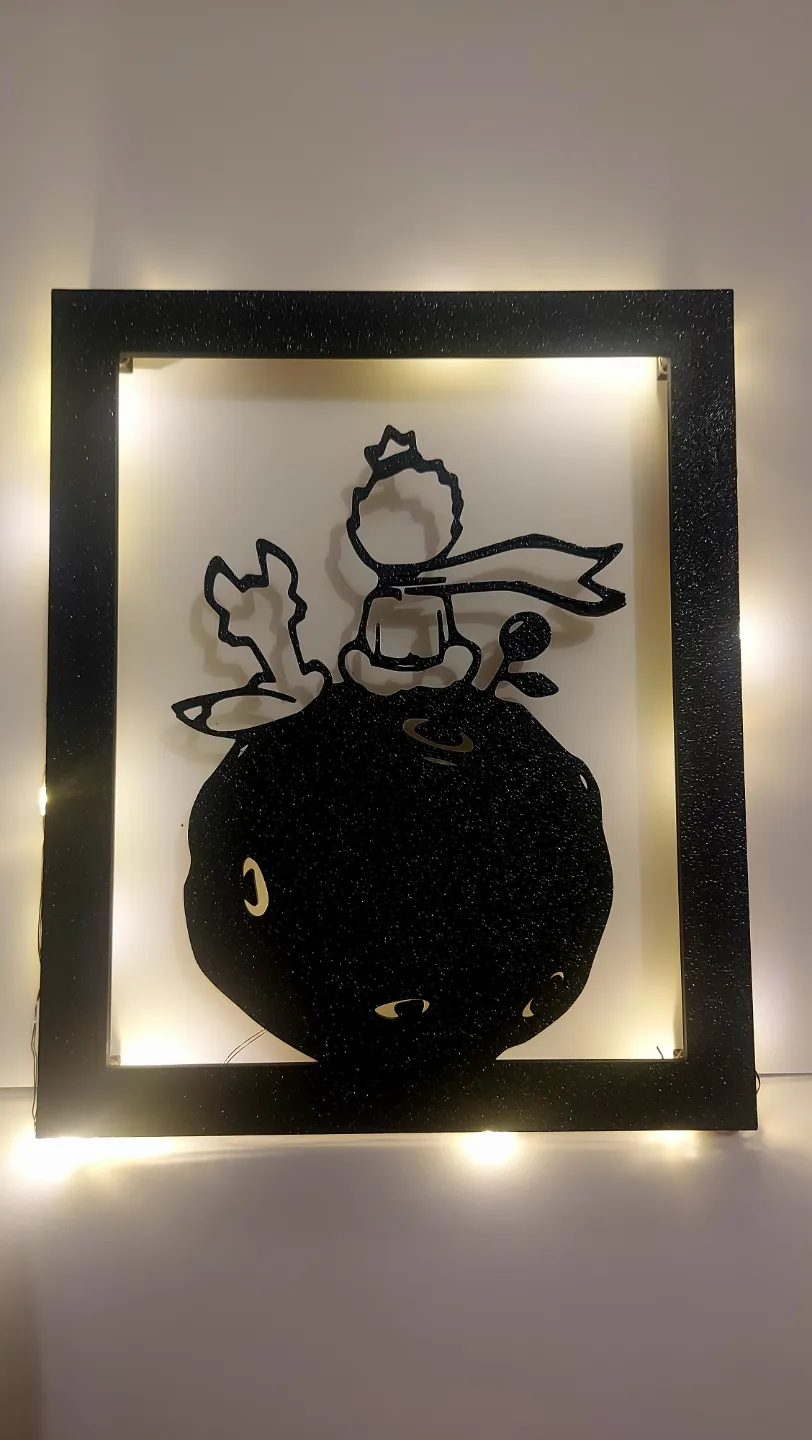 Marco iluminado del principito por RandomGuy - MakerWorld