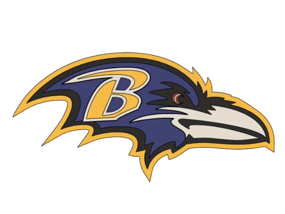 Baltimore Ravens Logo by MoMNemesis MakerWorld: Download Free 3D Models