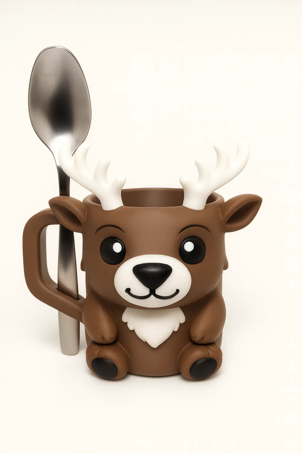 Deer / Buck Pint Ice Cream Holder - Free 3D Print Model - MakerWorld