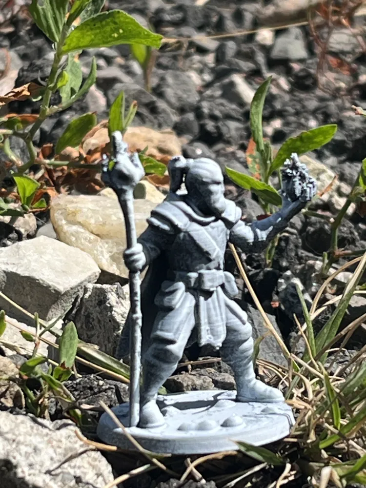 miniature D&D action wizard by lagalerylabMakerWorld: Download Free 3D ...