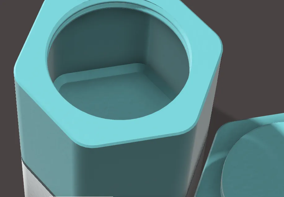 Hexagonal Storage Container by Carter Wyatt - MakerWorld