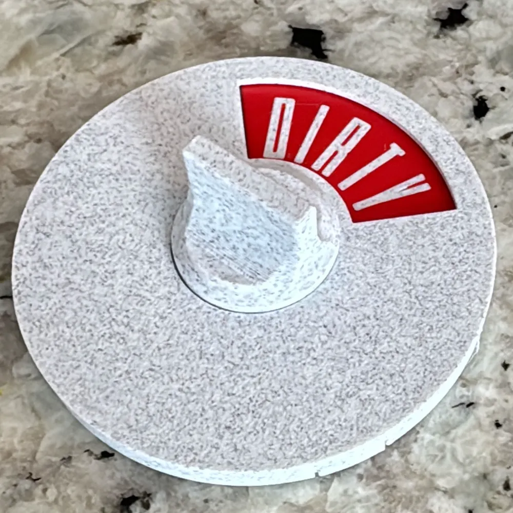 Dishwasher Clean or Dirty Dial Switch Sign - Free 3D Print Model ...