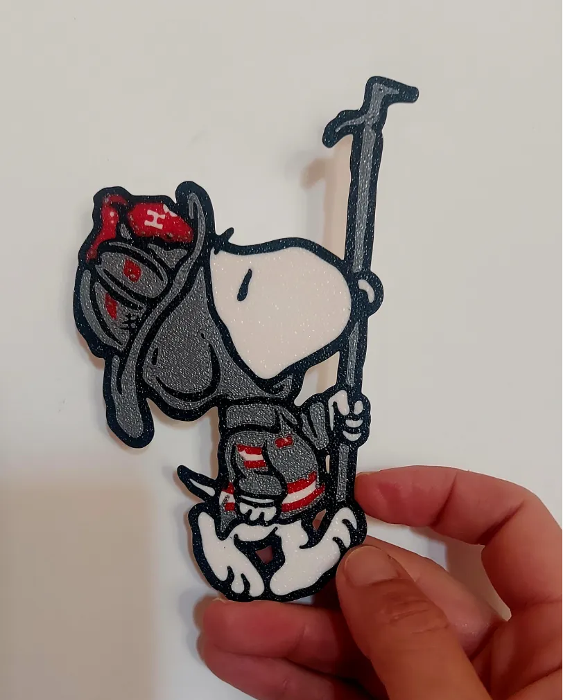 Snoopy fireman by RandomGuy - MakerWorld