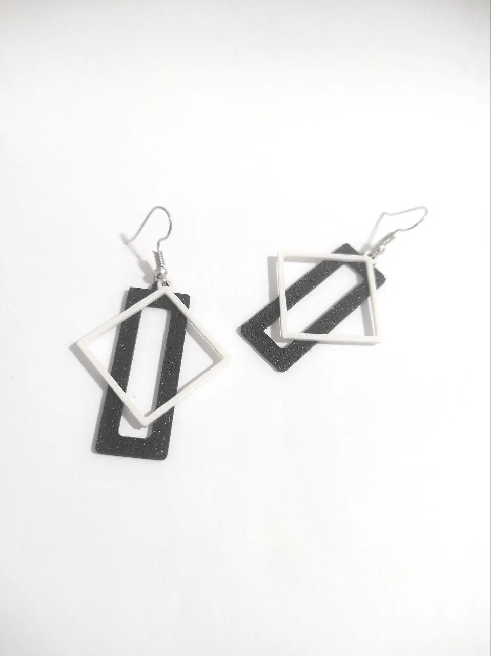 Geometric Balance - Earrings by BlueShadovv - MakerWorld