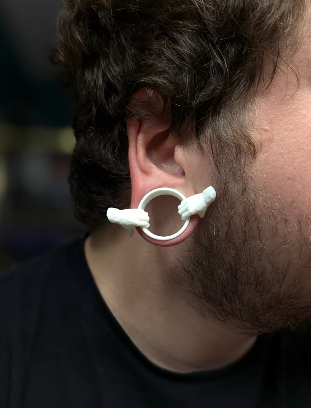 Goatse Tunnel - Stretched Ear Jewelry by Meepy MakerWorld: Download ...