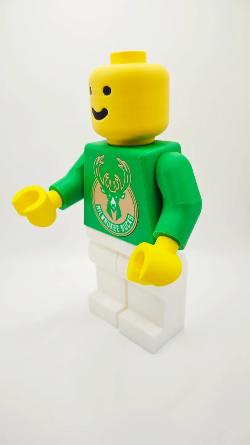 NBA Brick Man - Milwaukee Bucks (500%) by P78 MakerWorld: Download Free ...