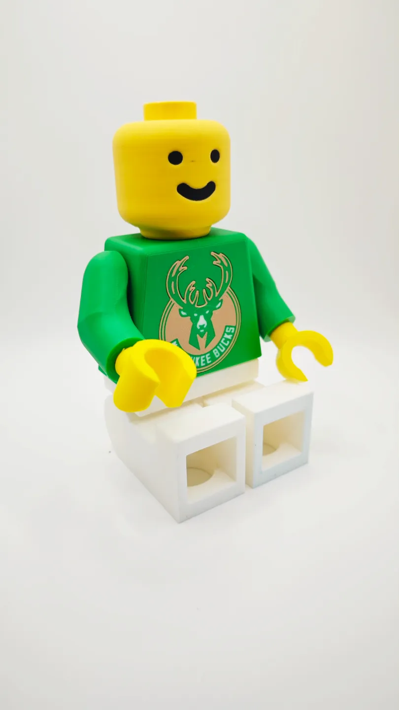 NBA Brick Man - Milwaukee Bucks (500%) by P78 MakerWorld: Download Free ...