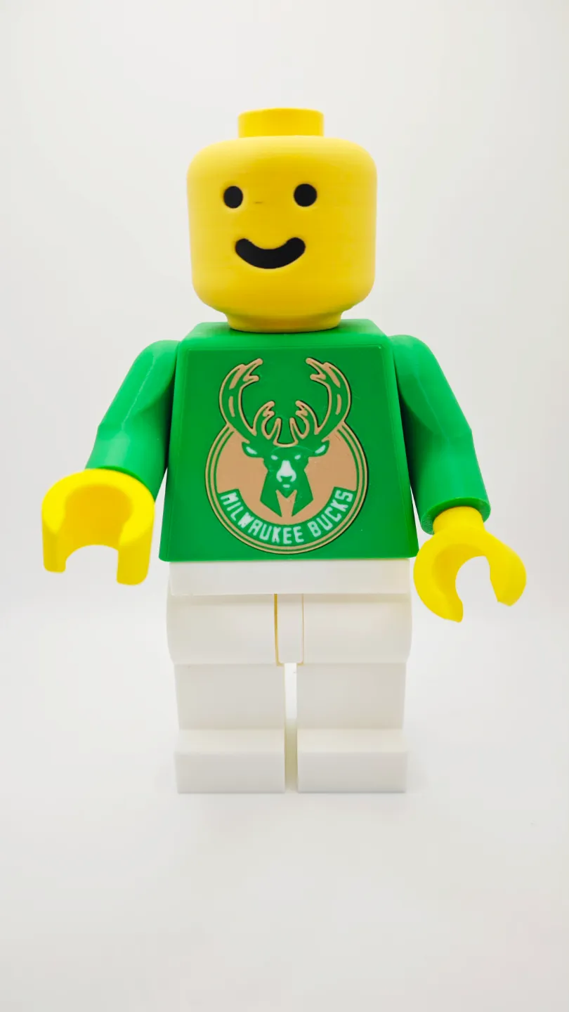 NBA Brick Man - Milwaukee Bucks (500%) by P78 MakerWorld: Download Free ...
