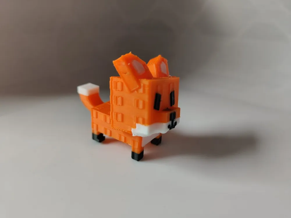 Renard roux Cultiver un jardin inspiré de Roblox par Infill3D ...