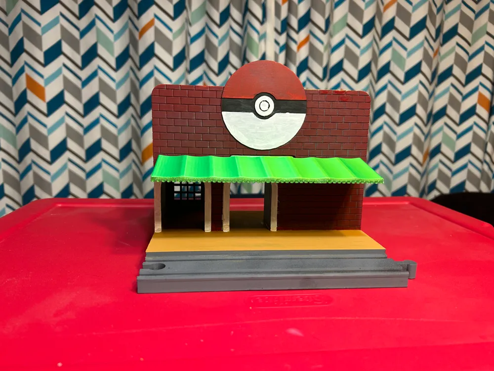 Pokemon Train Station (Brio/Ikea/Wooden Rails) by brimstone326 - MakerWorld