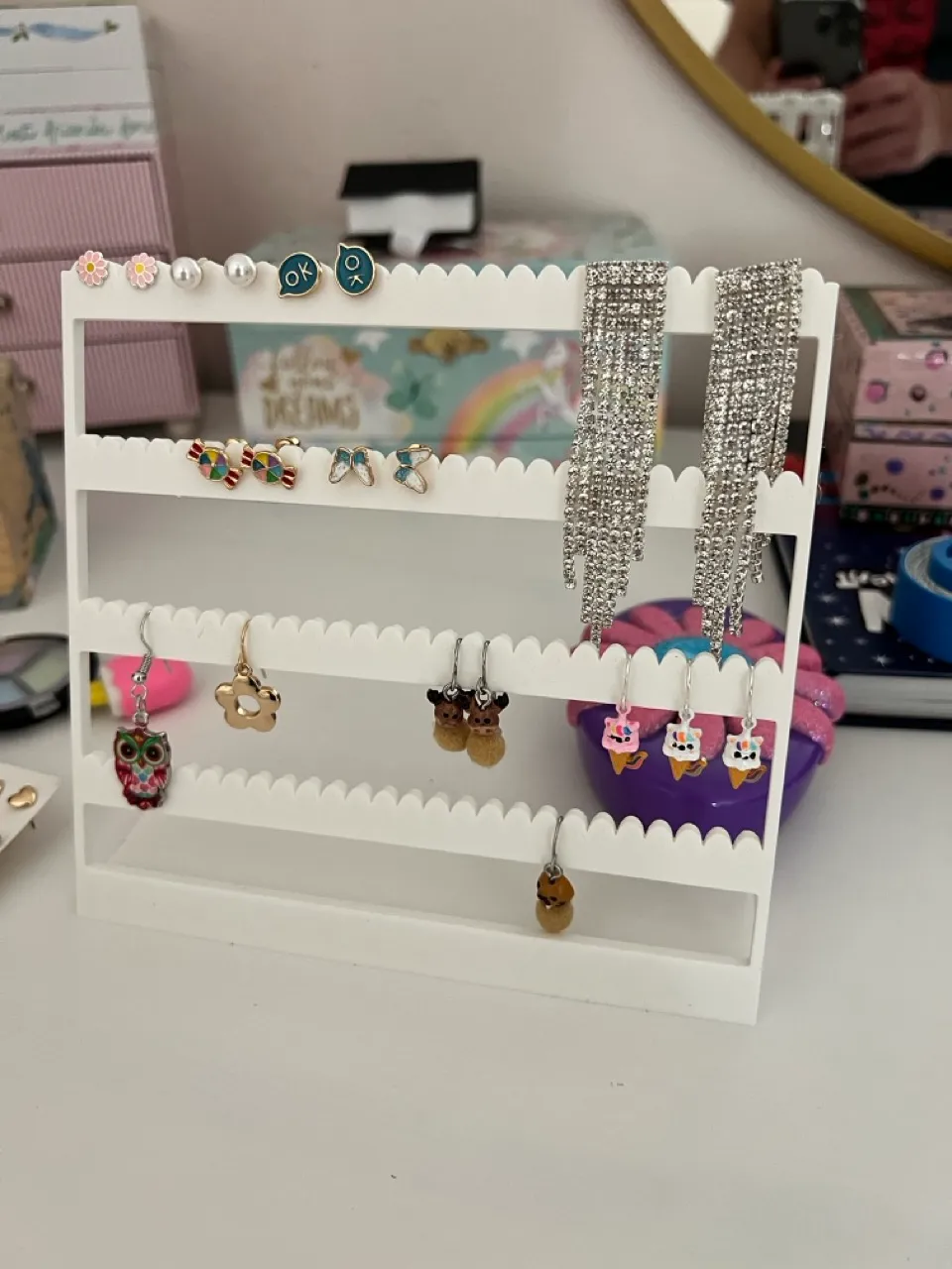 Earing Holder and Stand by user_3040493190 MakerWorld: Download Free 3D ...