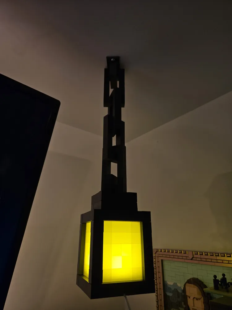 Hanging Minecraft Lantern by Printing By Gh6st MakerWorld: Download ...