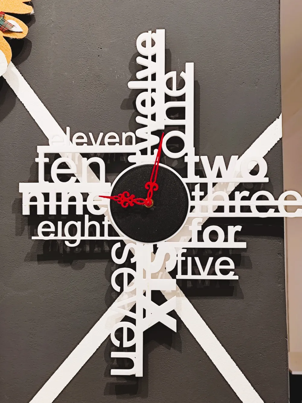 Letter clock by 3DItaly - MakerWorld