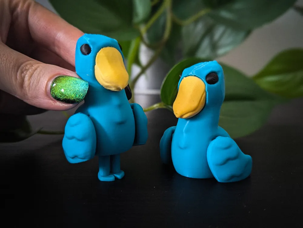 Flexi Shoebill - Free 3D Print Model - MakerWorld