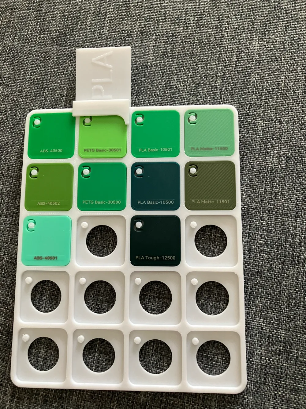 Bambu Swatch Display Board marker by szili83 - MakerWorld