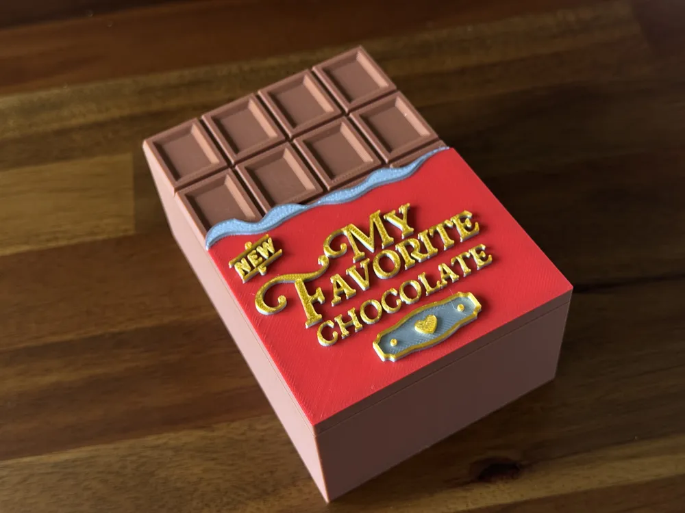Chocolate Bar Storage Box - Free 3D Print Model - MakerWorld