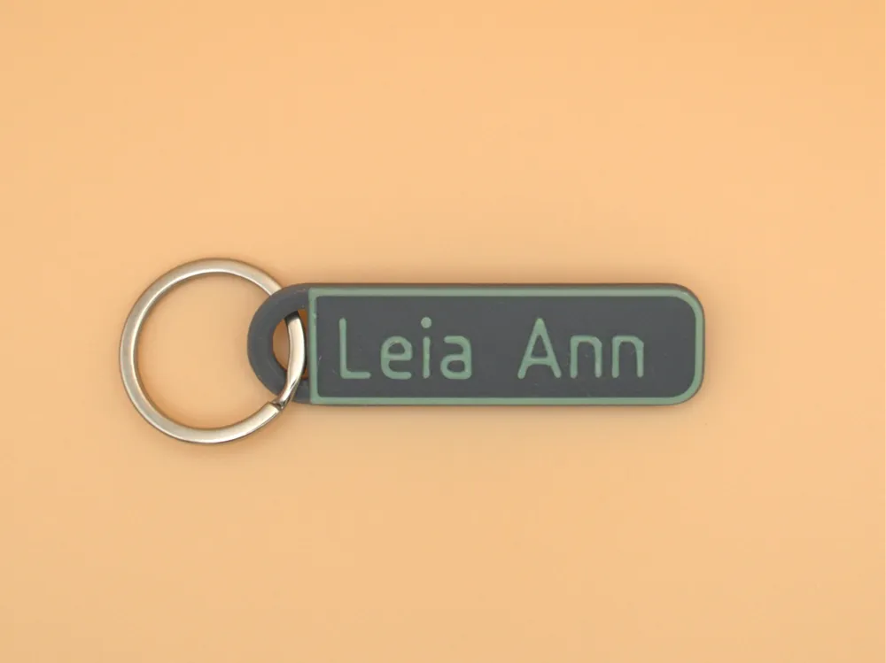 Customizable Key Fob with Text by marcelwinheim - MakerWorld