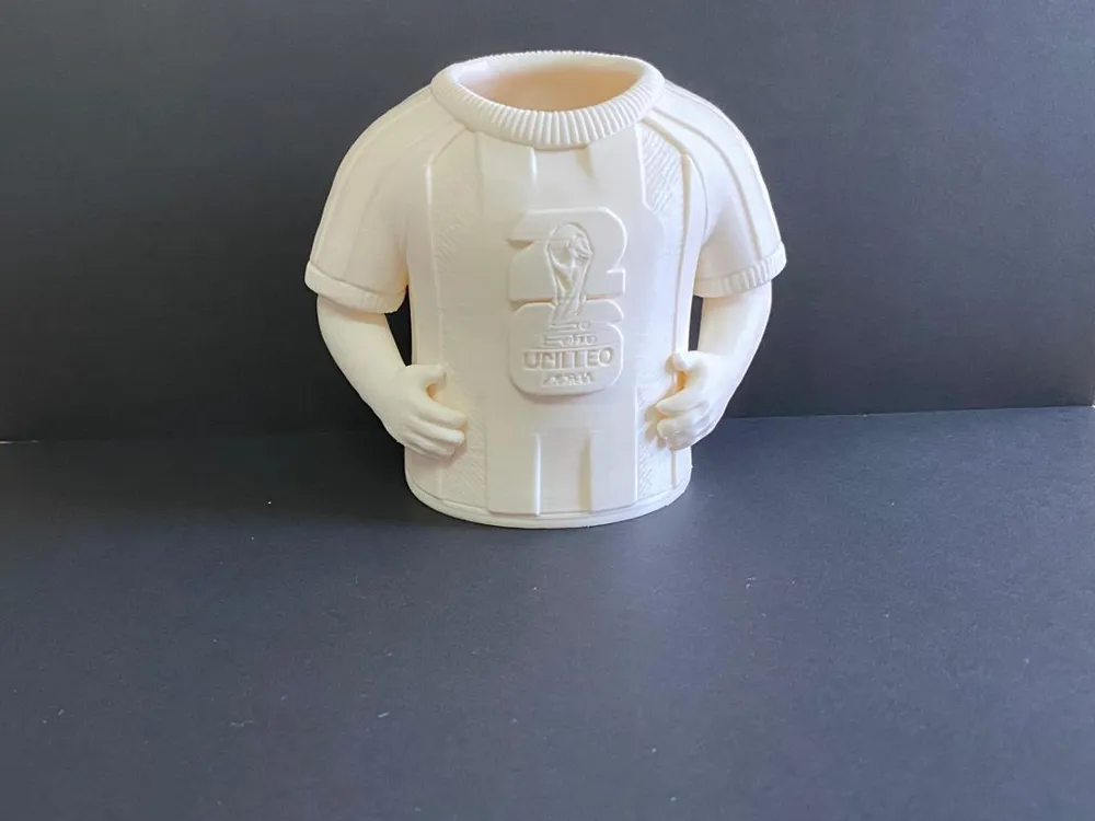 Pencil holder - 2026 World Cup t-shirt - Free 3D Print Model - MakerWorld
