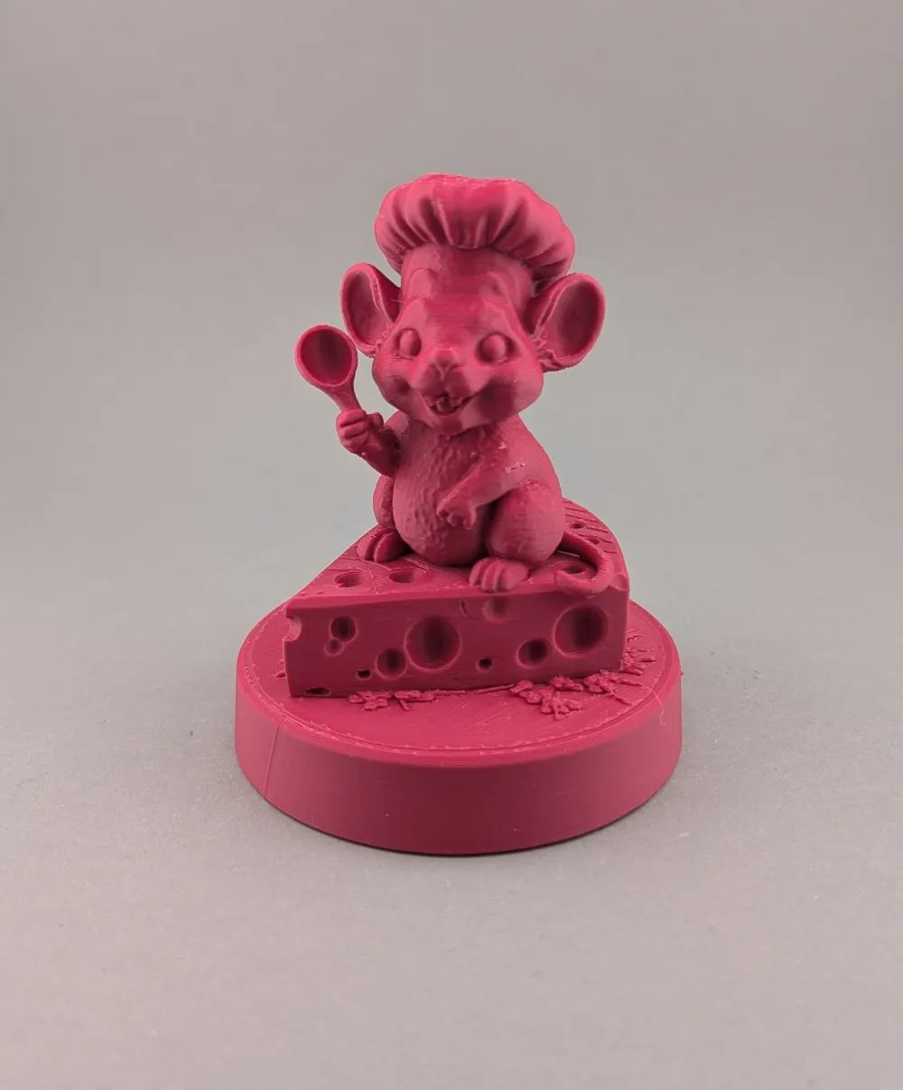 Cute Mouse Chef - Free 3D Print Model - MakerWorld