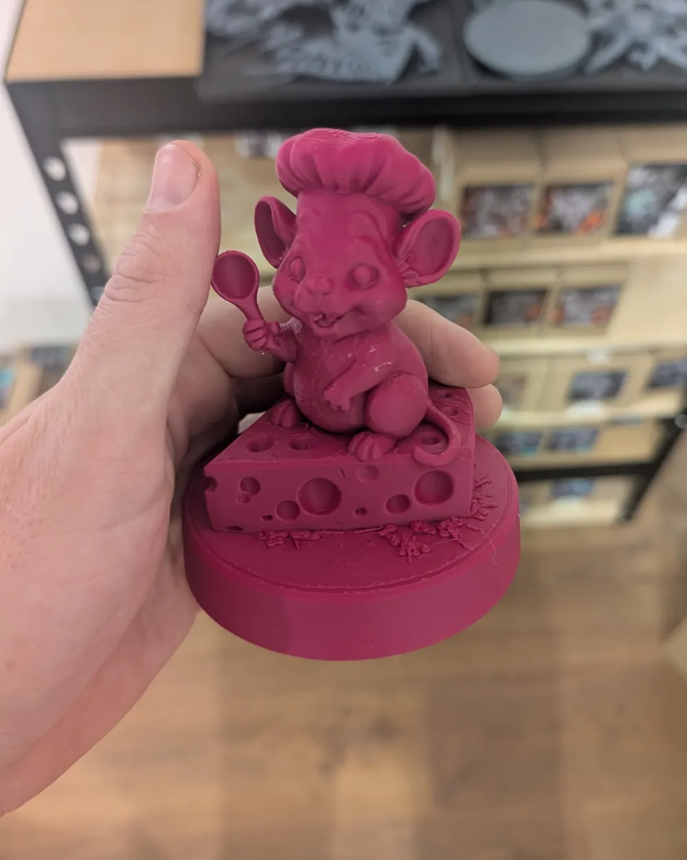 Cute Mouse Chef - Free 3D Print Model - MakerWorld