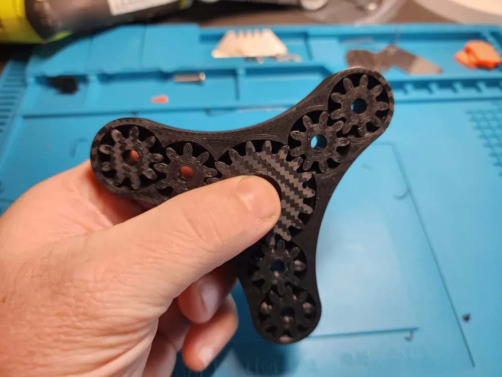 Triangle Gear Fidget Spinner by I Am Not A Robot MakerWorld: Download ...