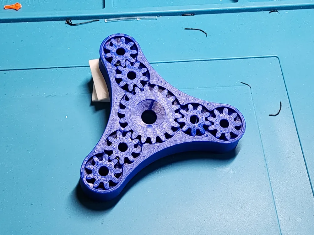 Triangle Gear Fidget Spinner by I Am Not A Robot MakerWorld: Download ...