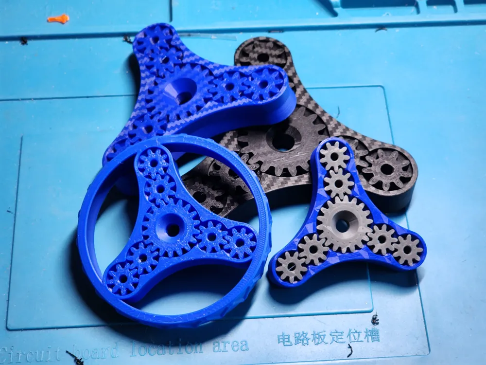 Triangle Gear Fidget Spinner by I Am Not A Robot - MakerWorld