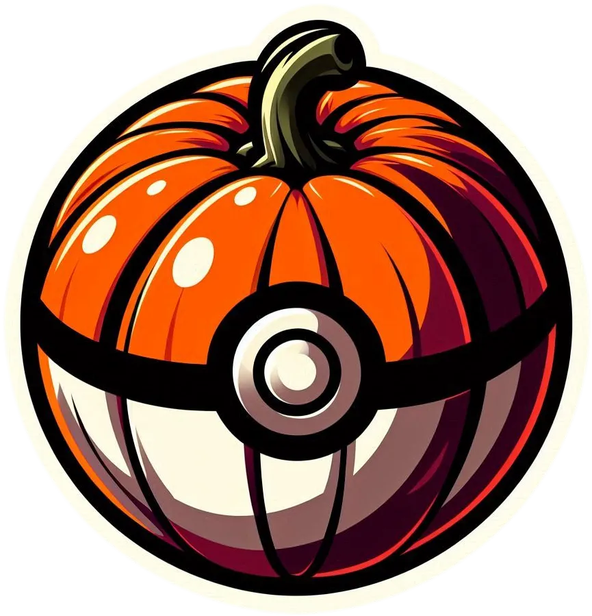 Poké Ball Pumpkin Magnet by GamerCouple - MakerWorld