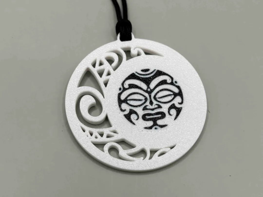 Marama Maori Pendant - Free 3D Print Model - MakerWorld