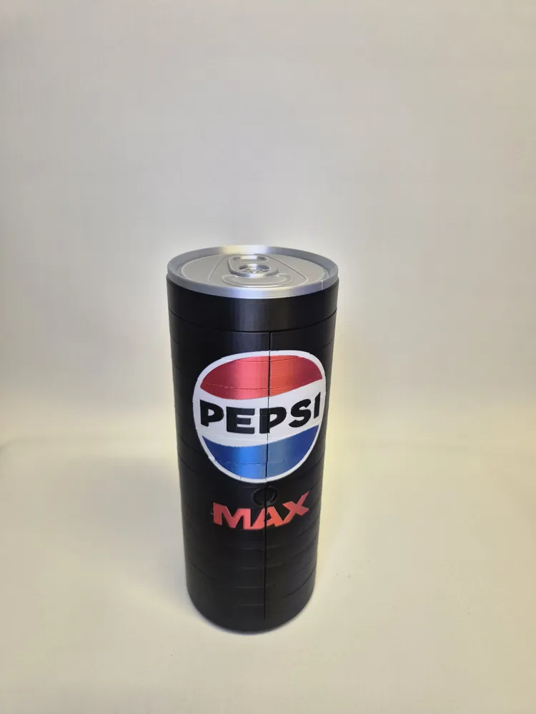 Pepsi Max folding door display box - Free 3D Print Model - MakerWorld