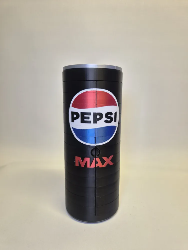 Pepsi Max folding door display box - Free 3D Print Model - MakerWorld