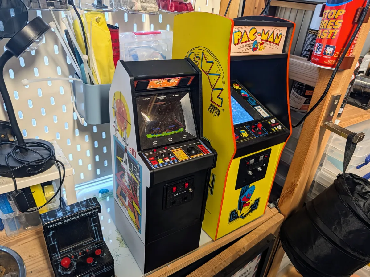 Mini Arcade Riser 1/6 to 1/4 scale height convert by MagicalDR MakerWorld: Download Free 3D Models