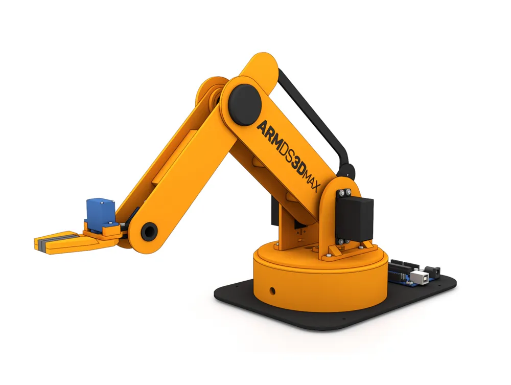 BIG ROBOTIC ARMDS3Dmax WITH MAGNETIC GRIPPER by MauricioDUARTE ...