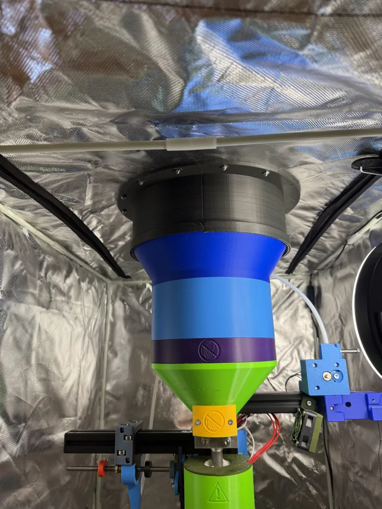 Artme 3D Filling Hopper Grow Tent Adapter - Free 3D Print Model ...