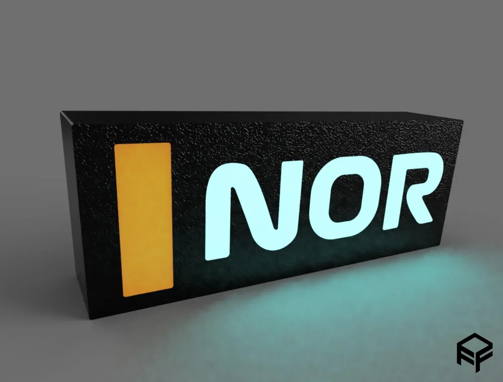 Lando Norris NOR LightBox by FF3D.Makes - MakerWorld
